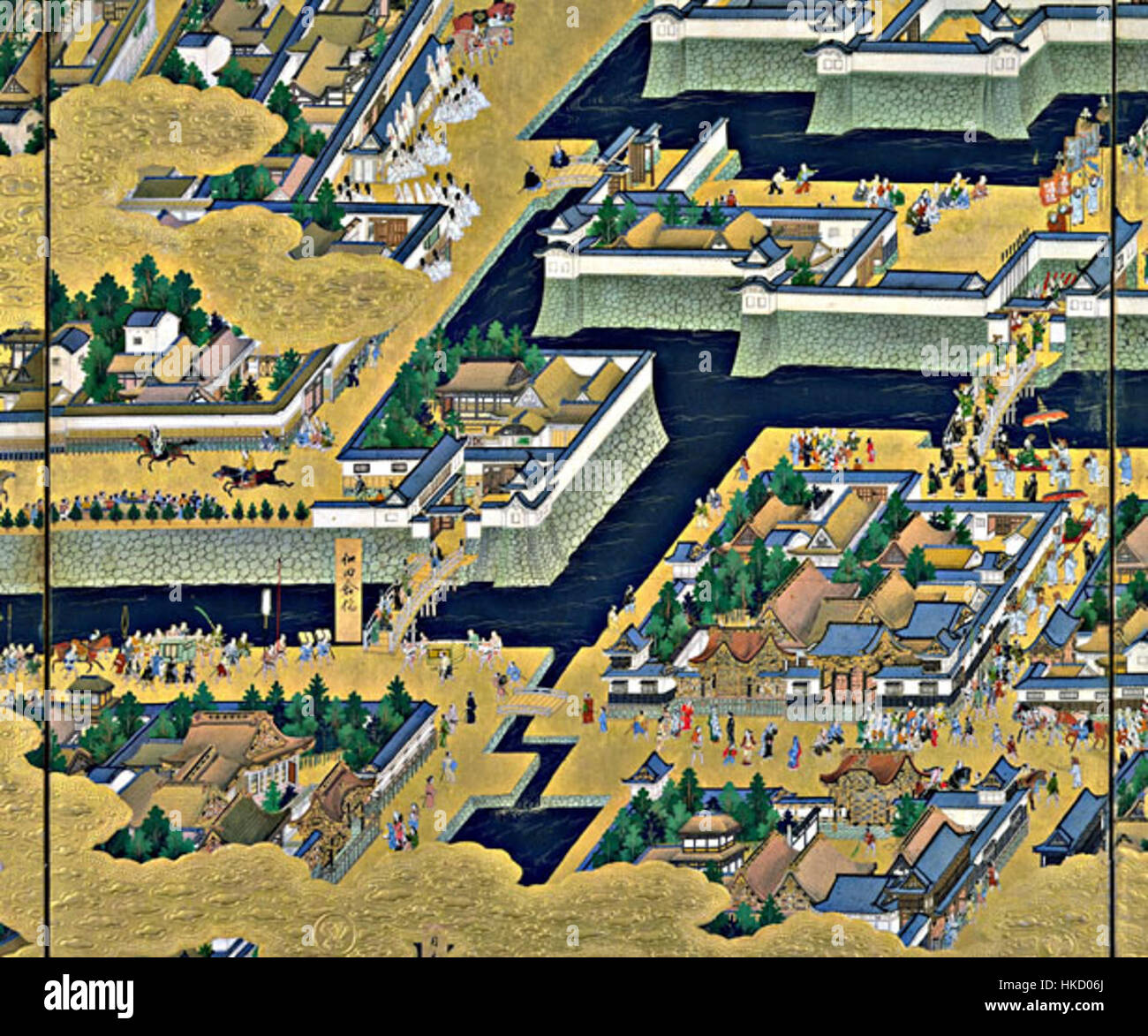 'Edo l23' is a traditional Japanese artwork, likely depicting scenes ...