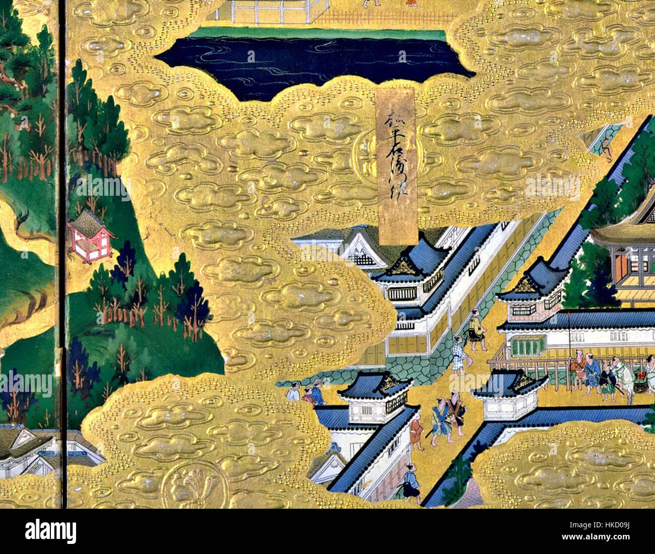 This artwork, 'Edo l317', is a representation of traditional Japanese ...