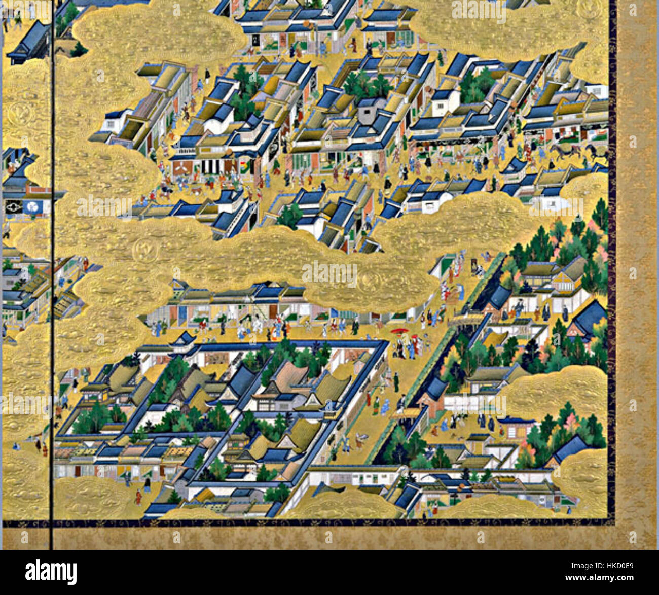 A depiction of the Edo period in Japan, showcasing the cultural and ...