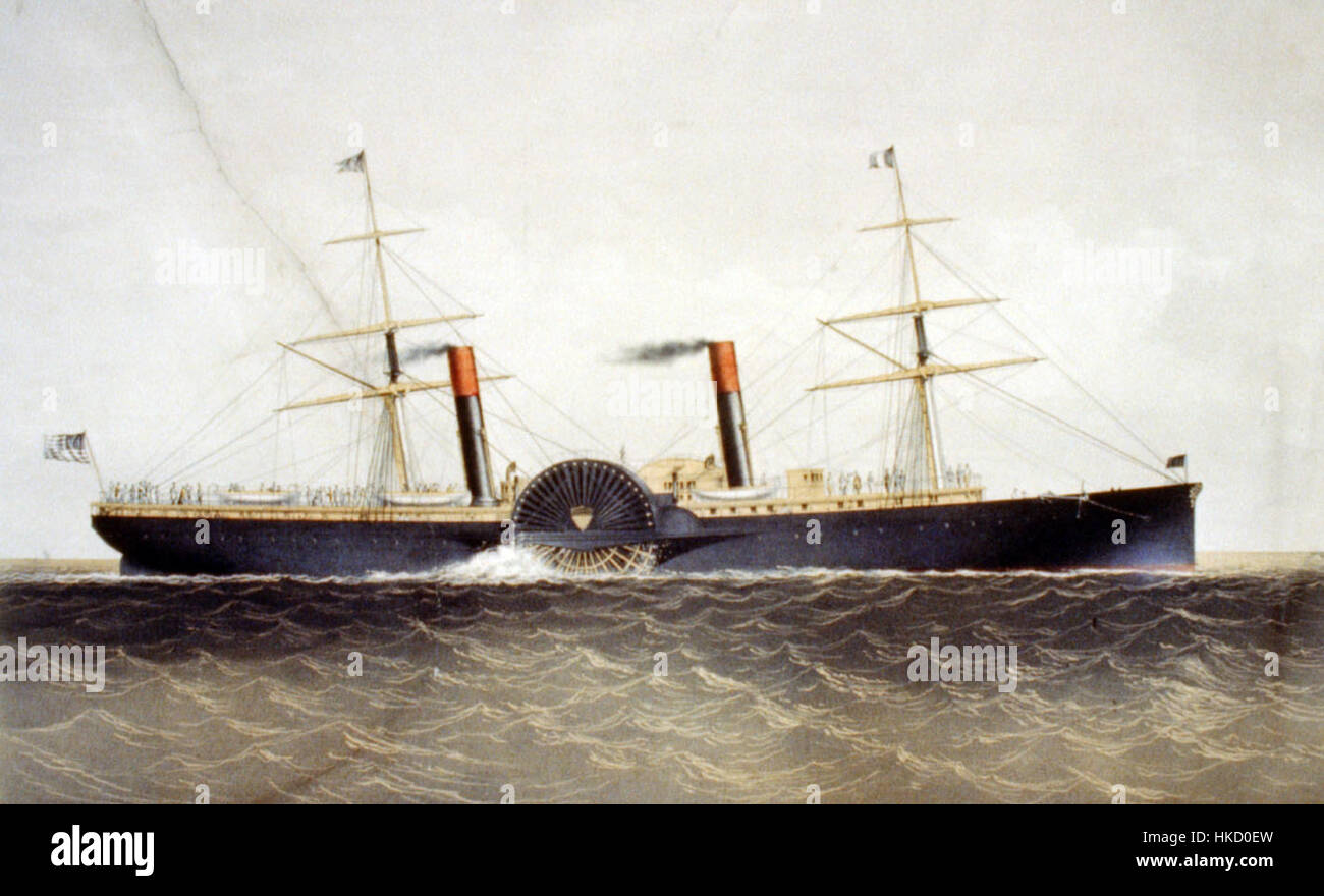 The SS Adriatic was a large passenger liner that operated in the early ...