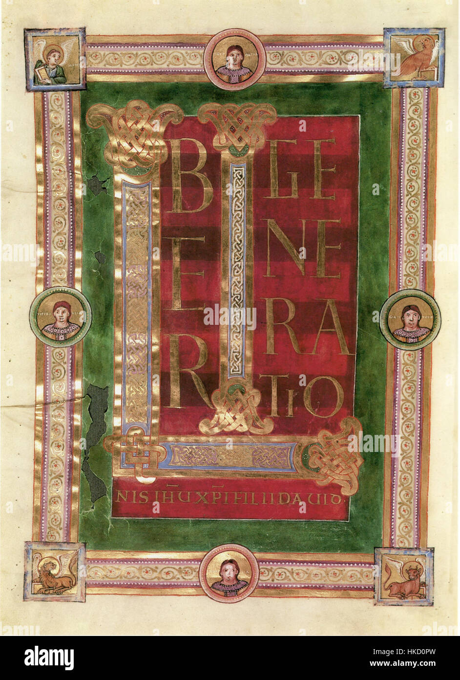 The 'Evangeliar der Sainte Chapelle' is an illuminated manuscript from ...