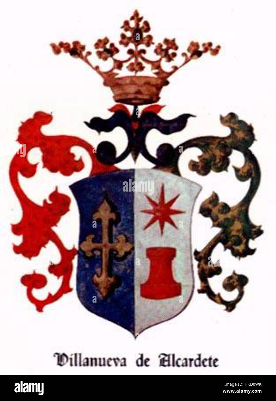 EscudoAlcardete is an antique heraldic shield, likely originating from ...