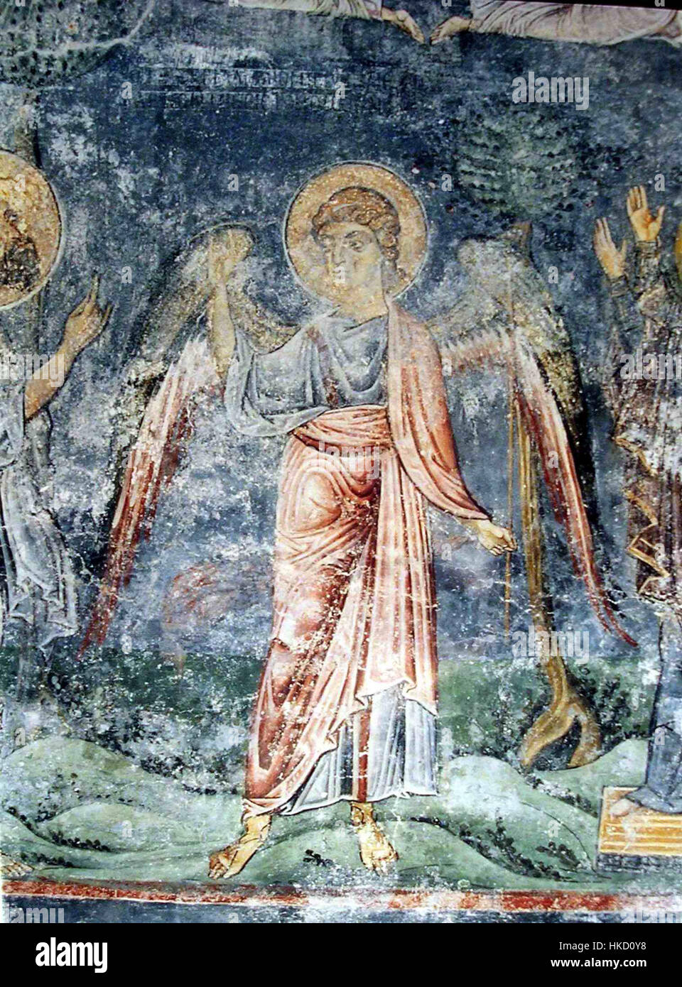 These frescoes from the St. Sophia Church in Ohrid, Macedonia, are significant examples of ...