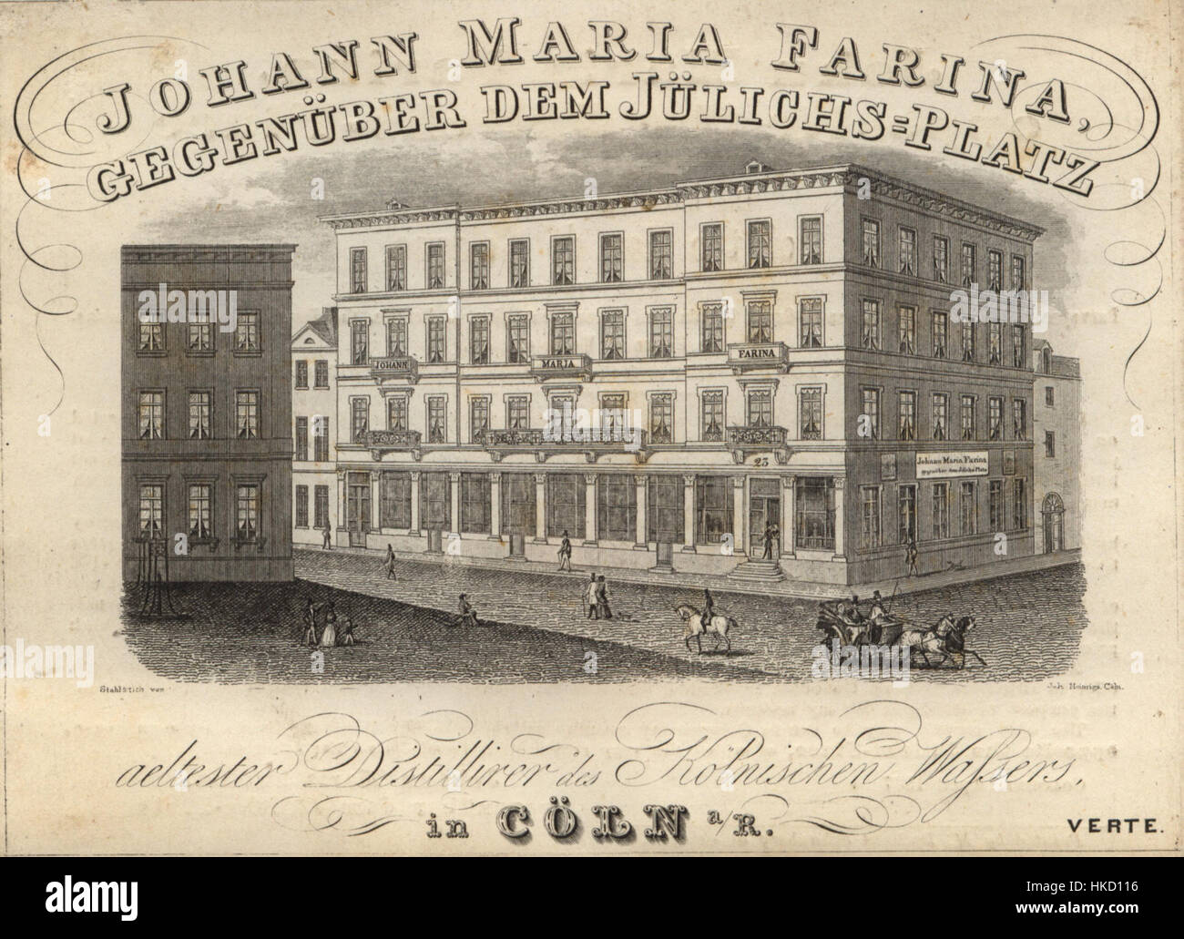 *Farinahaus 1849* is a historic image of a German farmhouse from 1849 ...