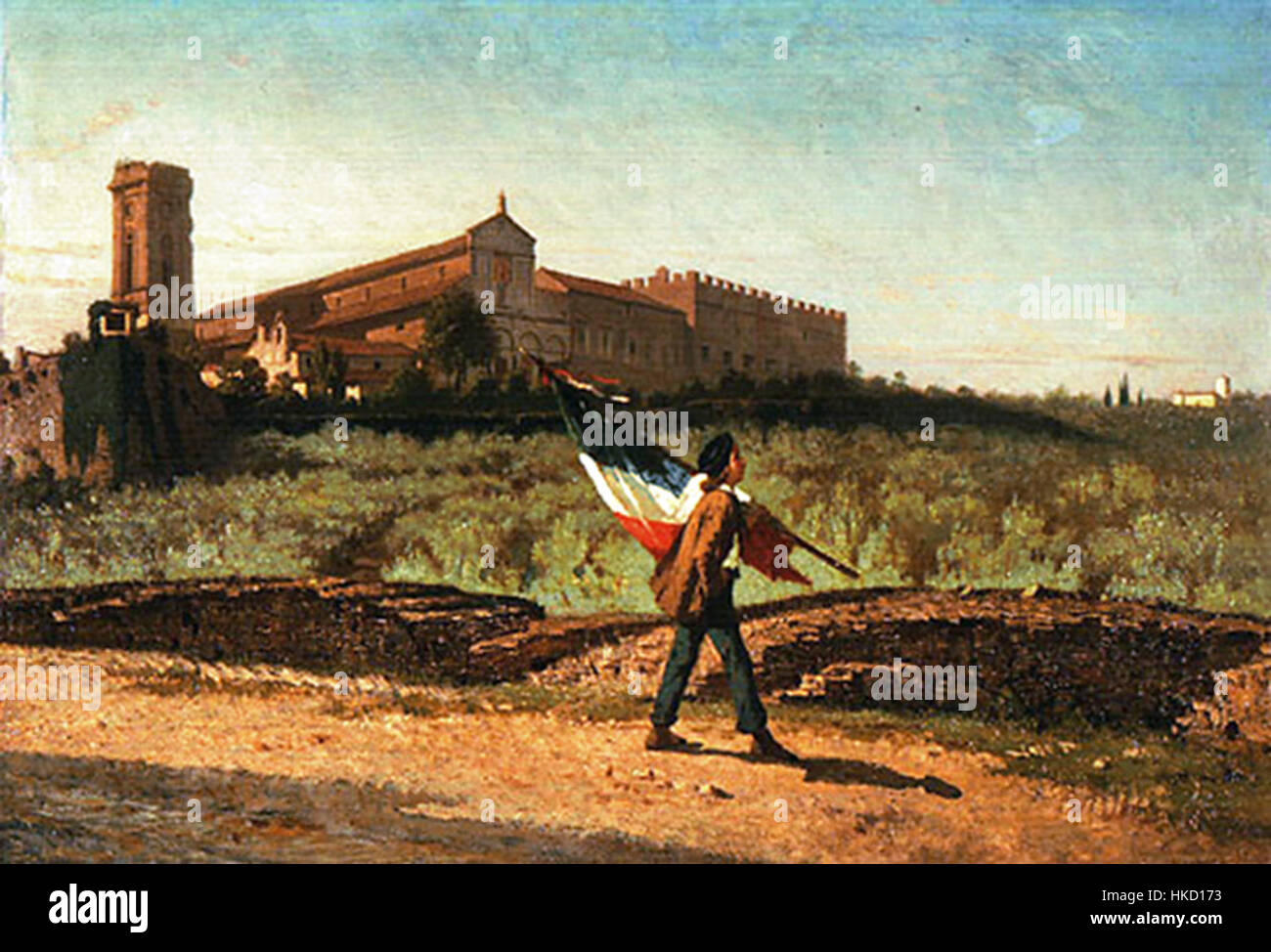 This painting depicts the 'Liberazione di Firenze' (Liberation of ...