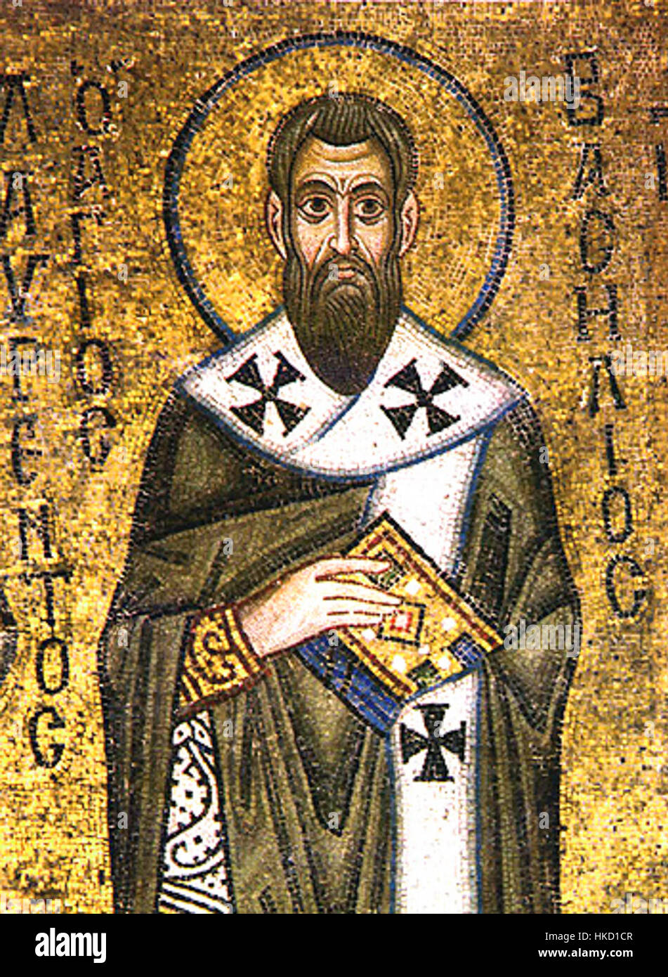 Basil of Caesarea Stock Photo - Alamy