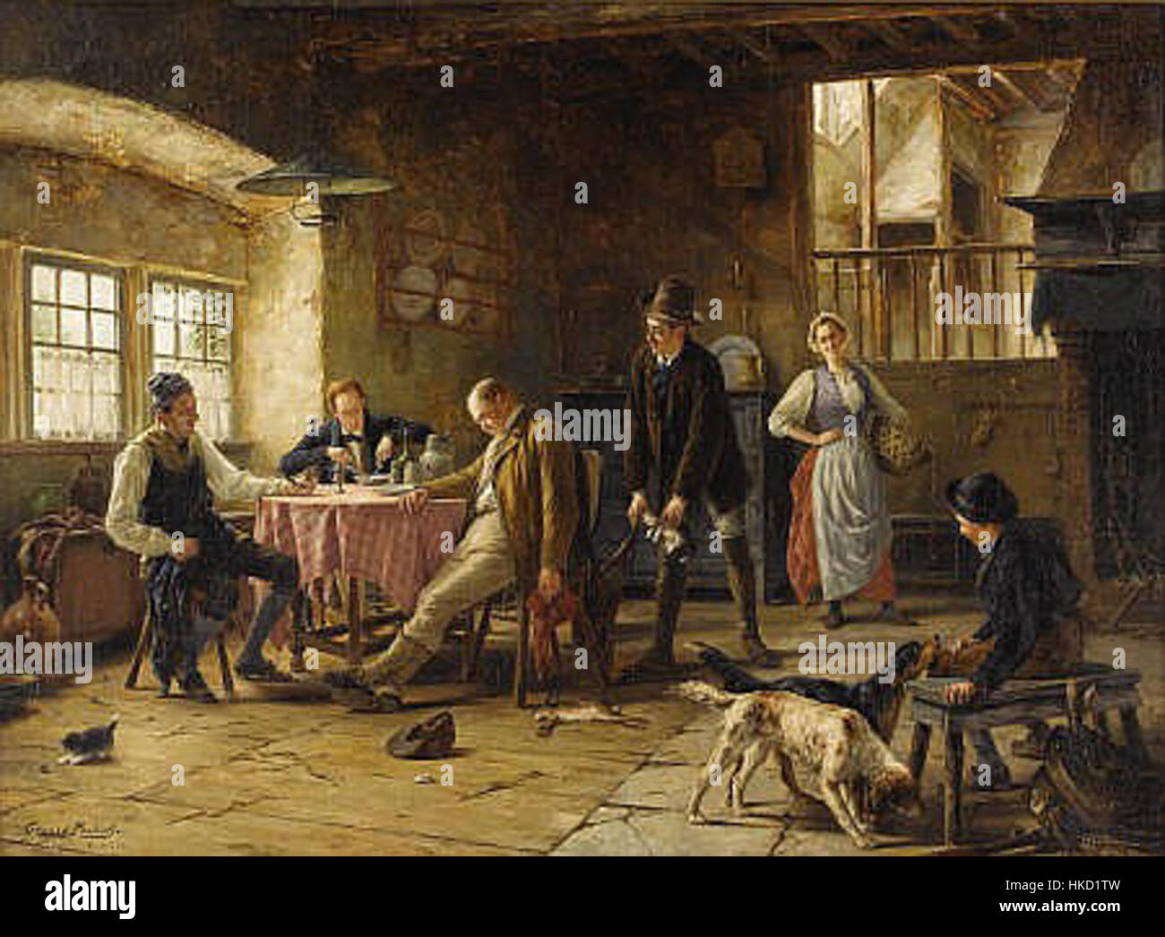 Late 19th century romantic paintings hi-res stock photography and ...