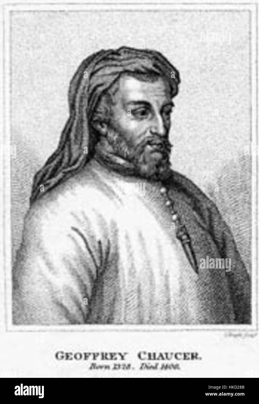 Geoffrey chaucer english poet hi-res stock photography and images - Alamy
