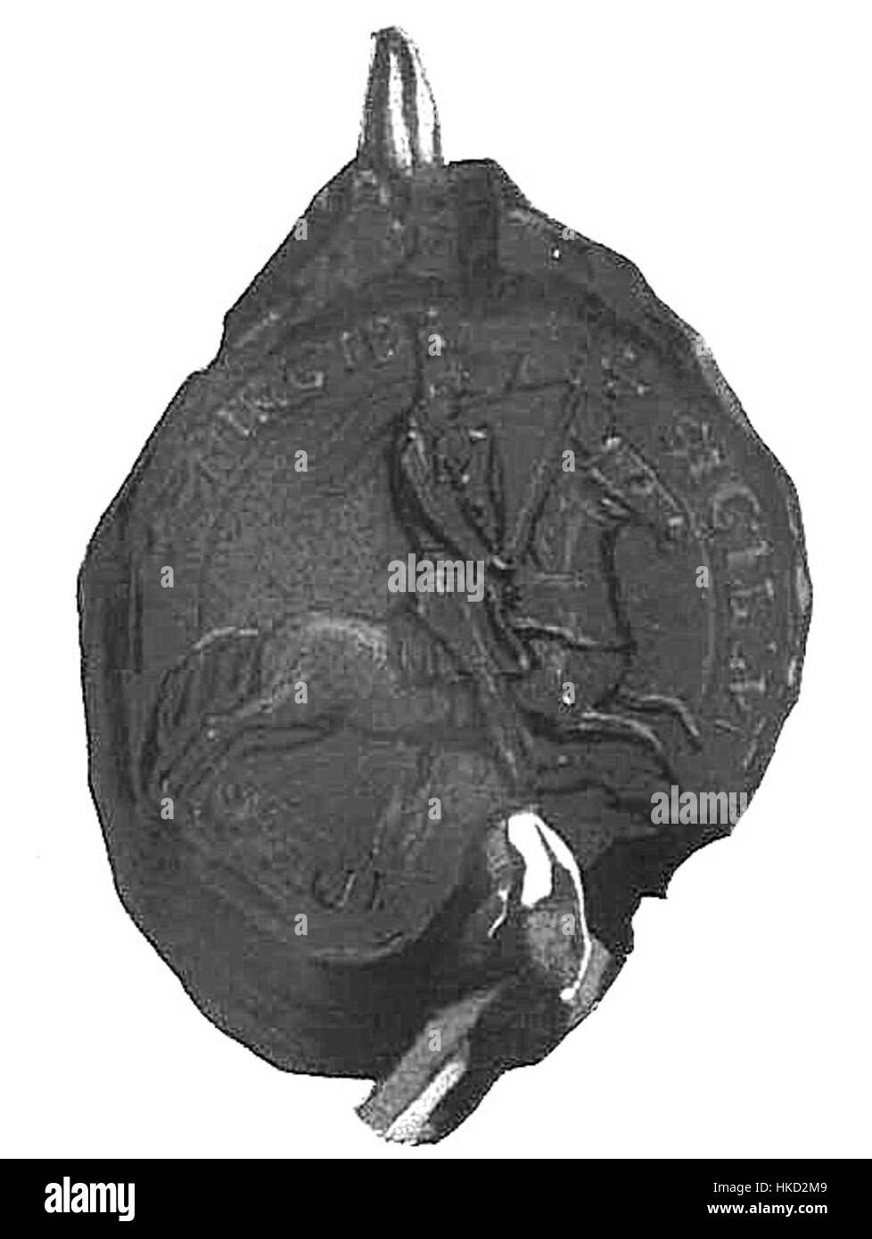 An oil painting depicting Henry I of Brabant, an important medieval ...