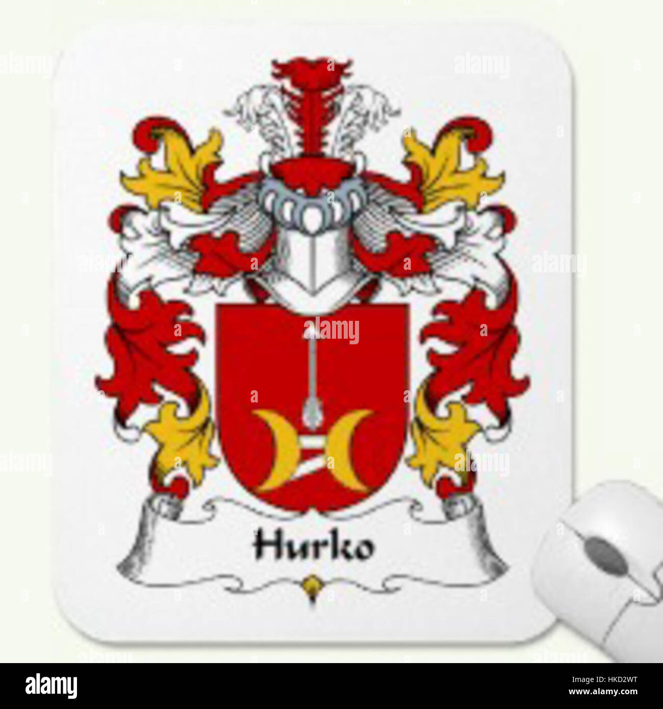 This artwork, associated with the Hurko family, showcases a certificate ...