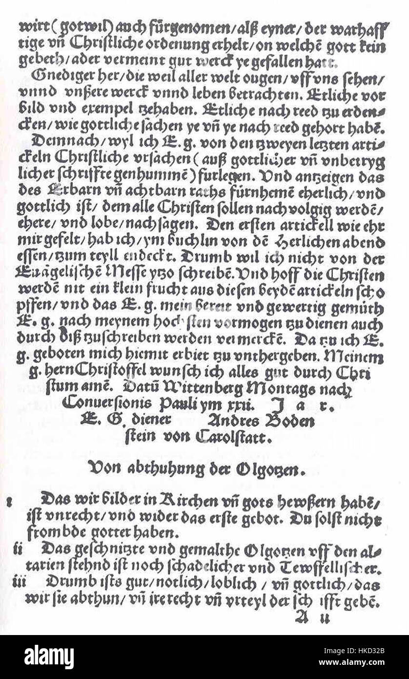 This illustration from 'Von Abtuhung der Bylder' by Karlstadt ...