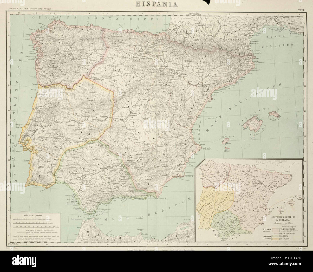 An artwork titled 'Hispania' depicts the personification of Spain ...