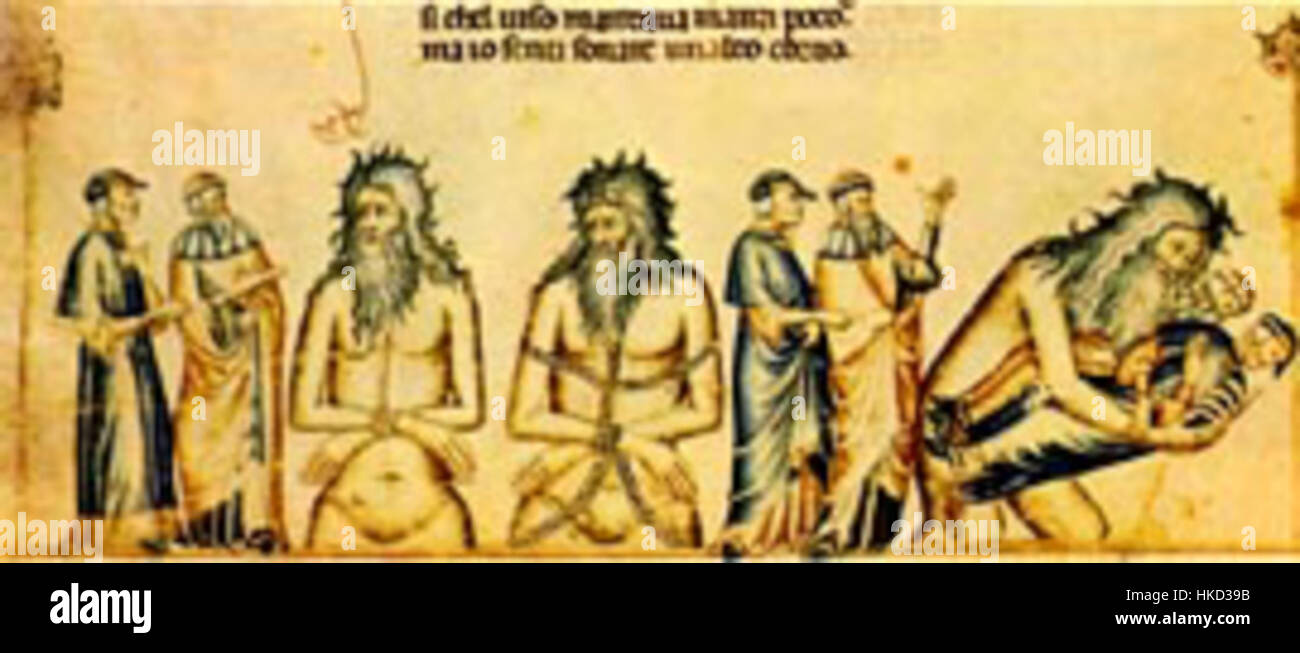 This 1370 painting by an anonymous Neapolitan artist portrays scenes ...