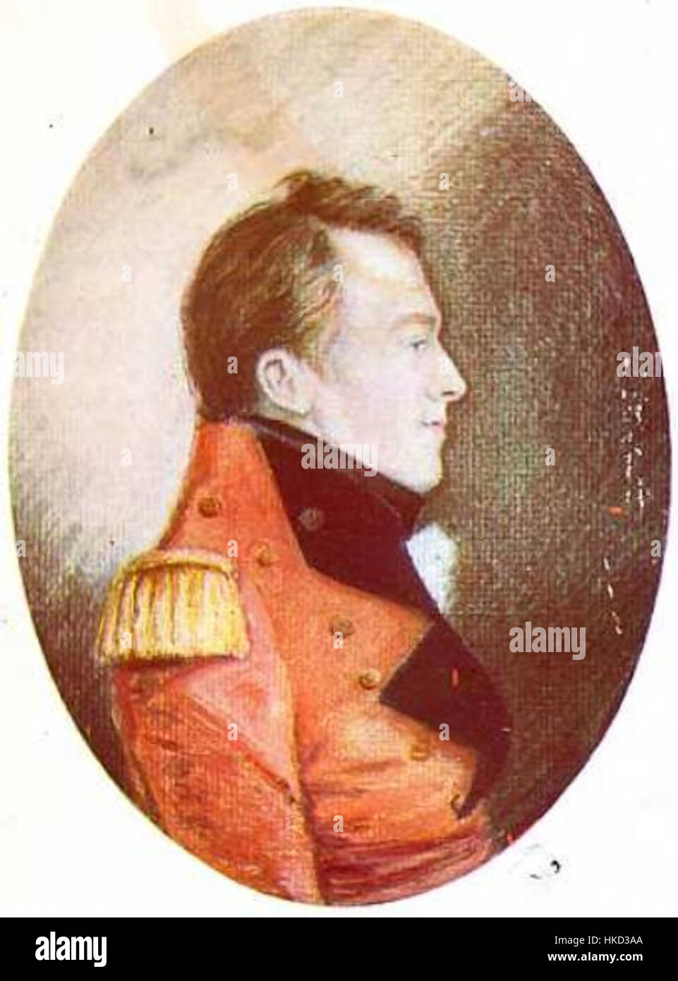 This portrait of Isaac Brock, from the 1908 series 'The Story of Isaac ...