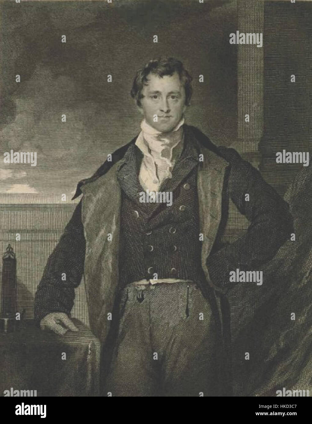 This engraving of Humphry Davy from 1830 portrays the famous British ...