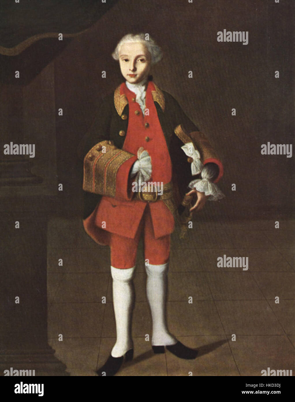 A painting by Ivan Vishnyakov, a Russian artist active during the 18th ...