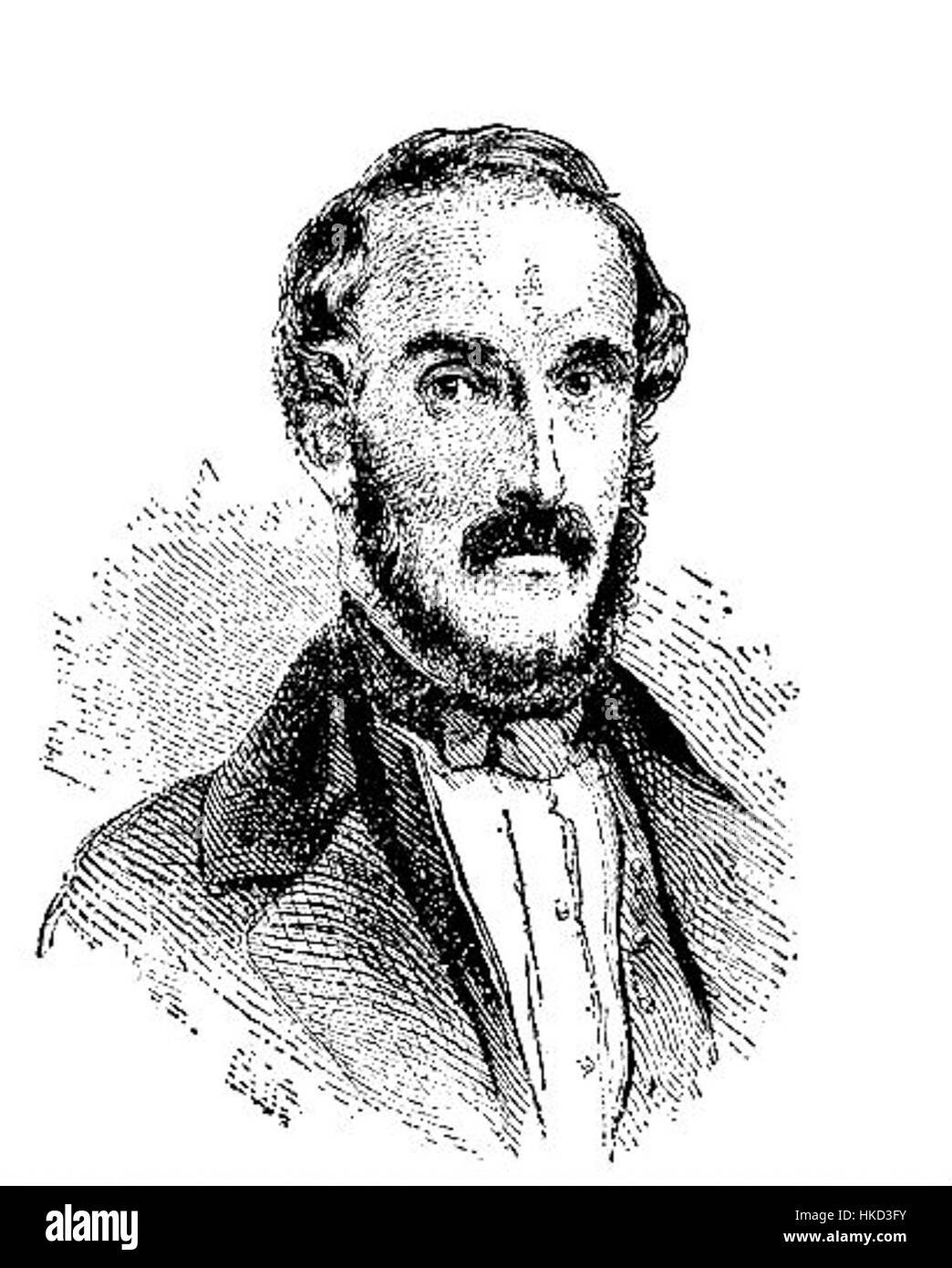 A depiction of John Lloyd Stephens, capturing his likeness in a ...