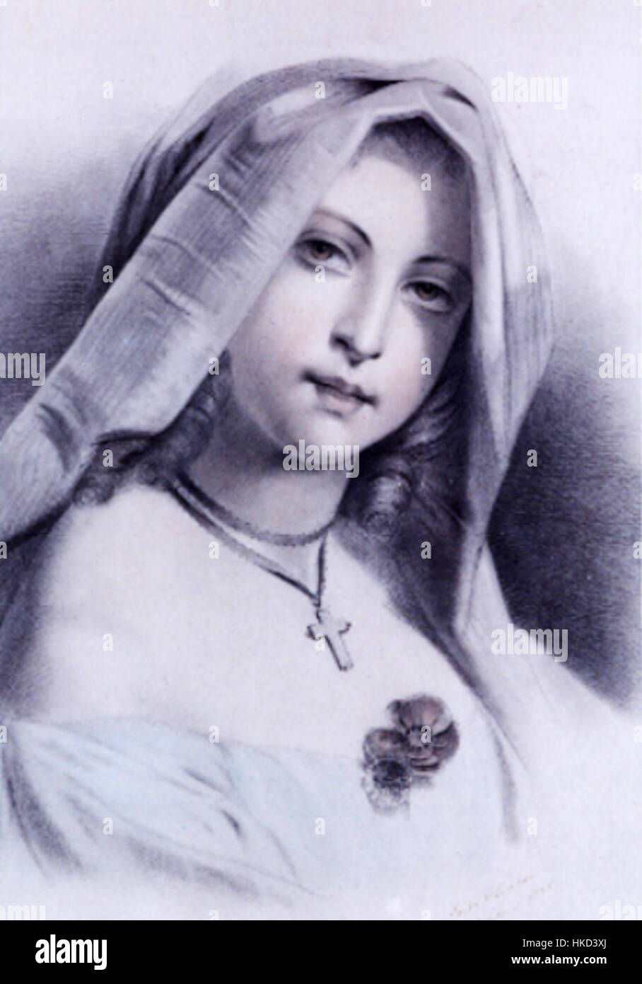 'Isabel Retrato' is a classical portrait painting showcasing the ...