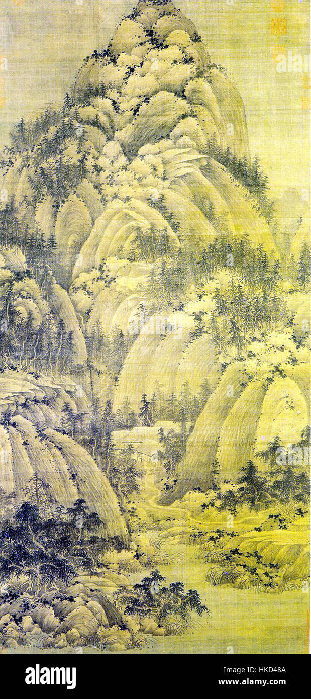 This artwork by Ju Ran, 'Seeking the Tao,' reflects the artist's ...