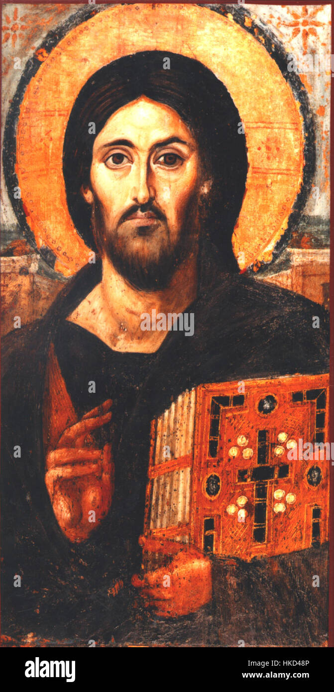 The 'Jesus Sinai Icon' is a significant religious artwork depicting ...