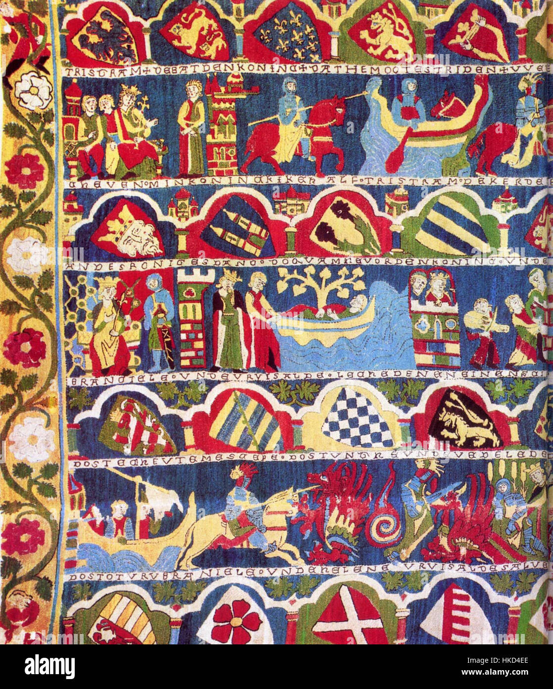 This image shows a detailed view of the left field of the Tristan ...