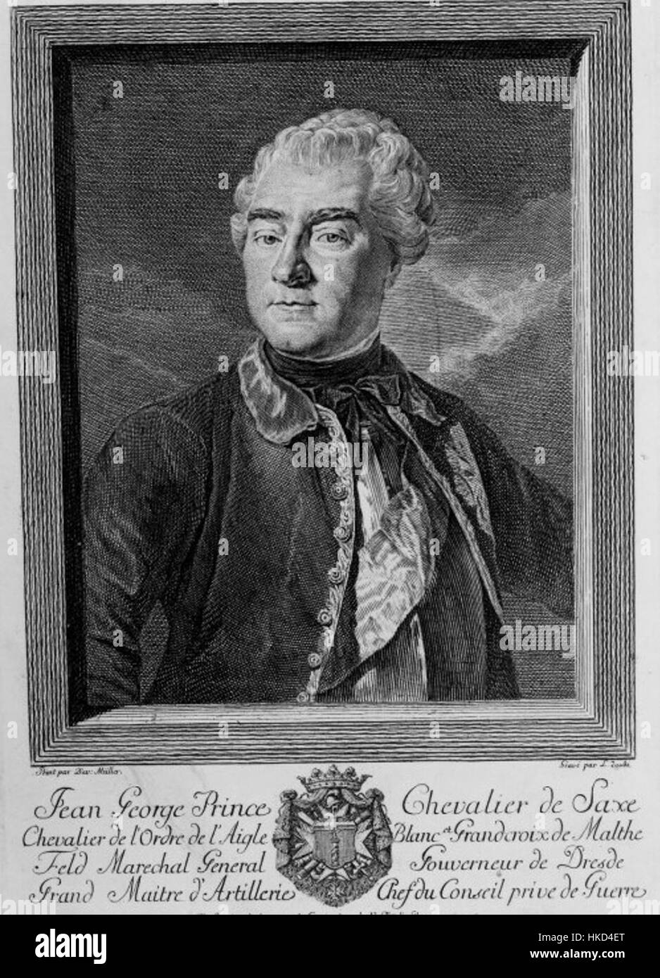 A portrait by Jan Jerzy Saski, capturing the detailed features and ...