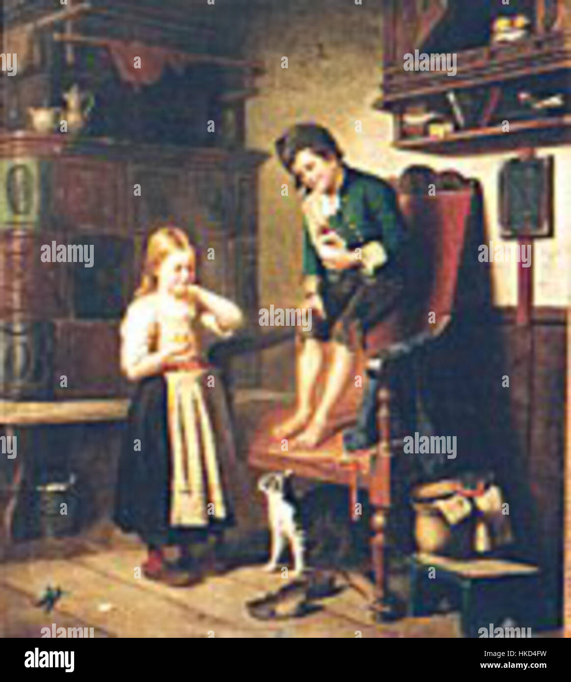 'Die saure Zitrone' (The Sour Lemon) by Julius Geertz, created in 1867 ...