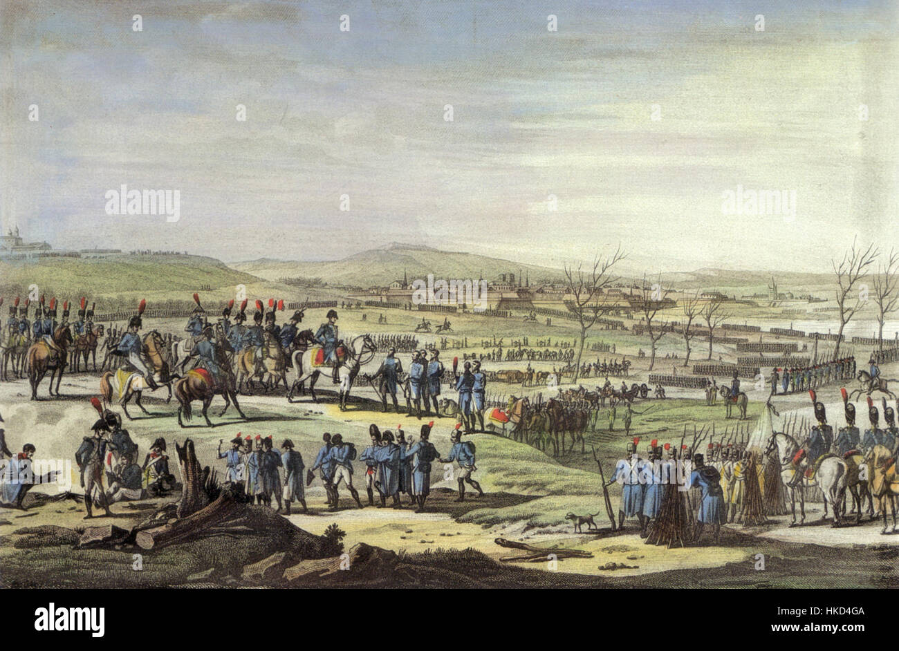 'Kapitulation Ulm' depicts the historical moment of the surrender of ...