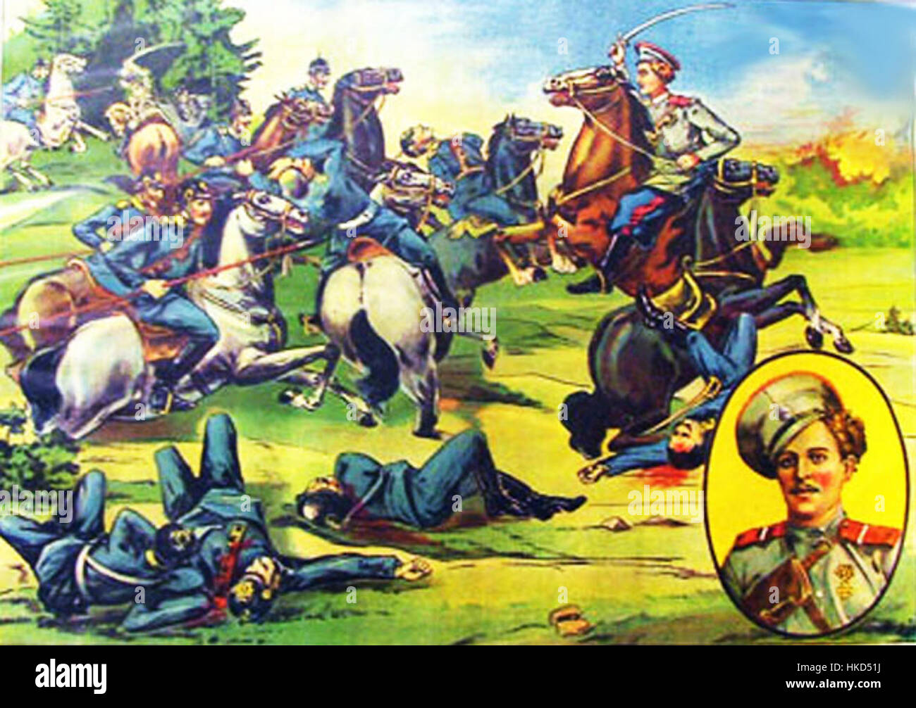 Kriuchkoff's lubok painting represents traditional Russian folk art ...