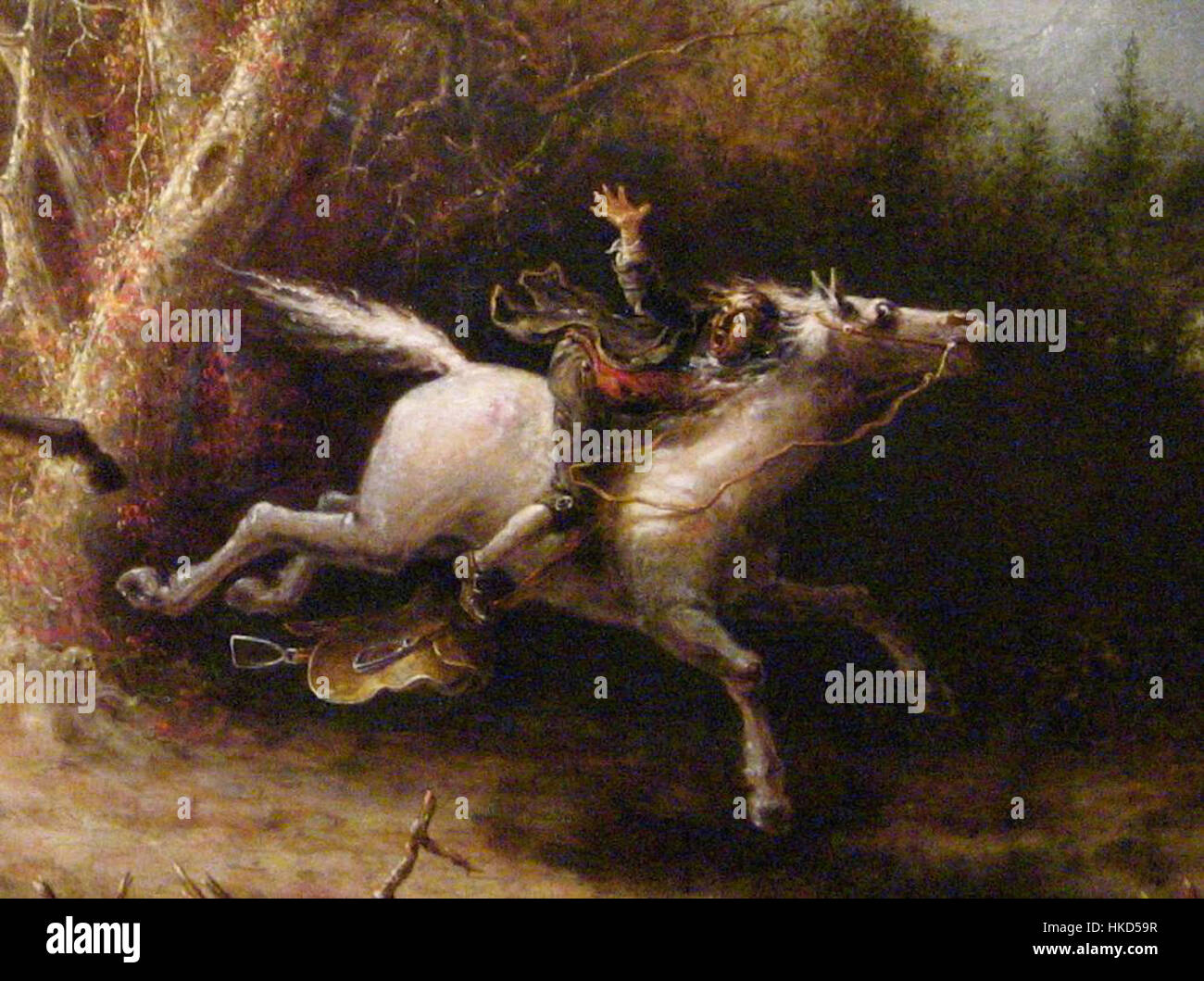 This painting, a detail from Washington Irving's story 'The Legend of ...