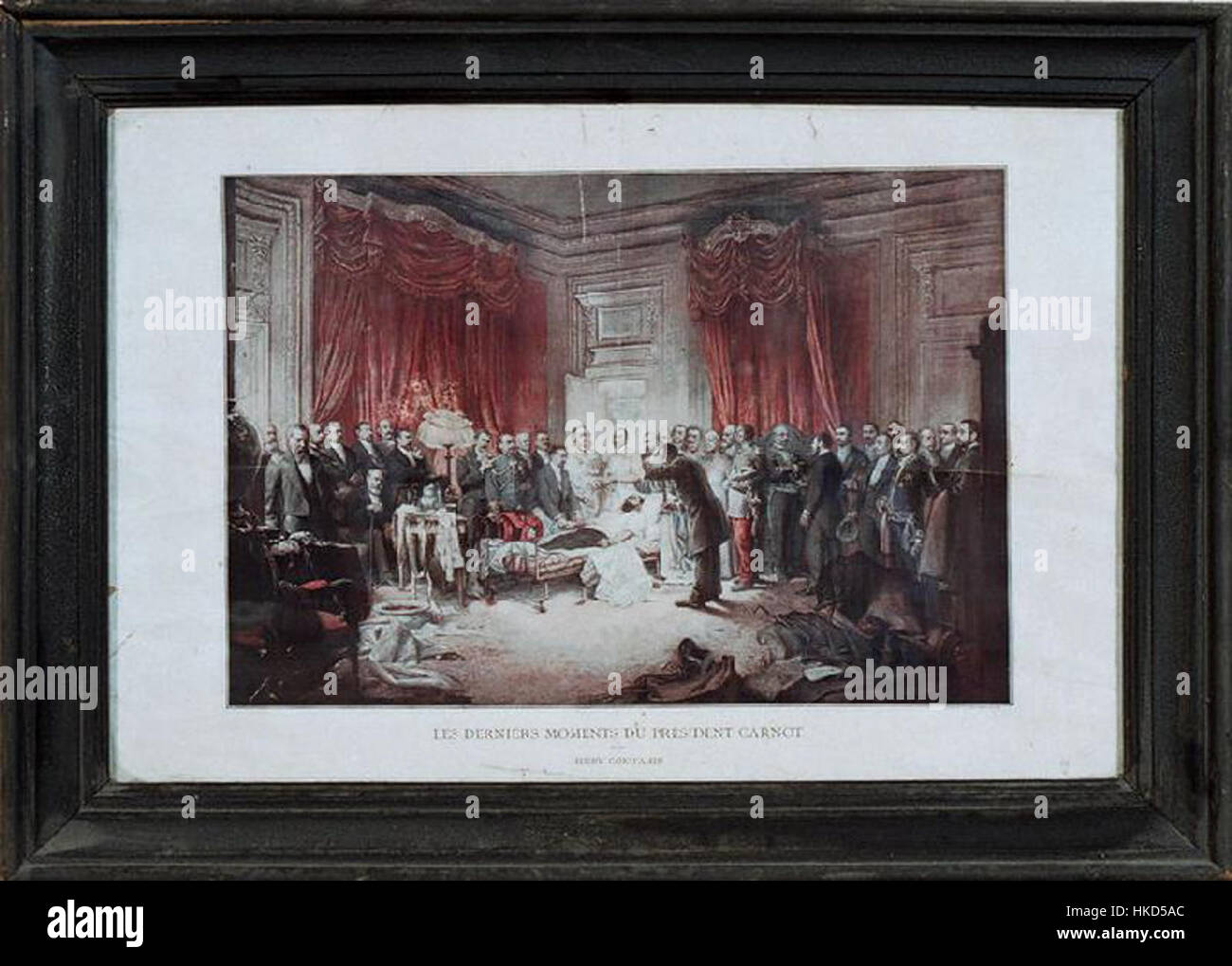 *Les Derniers Moments du Président Carnot* is a dramatic painting ...