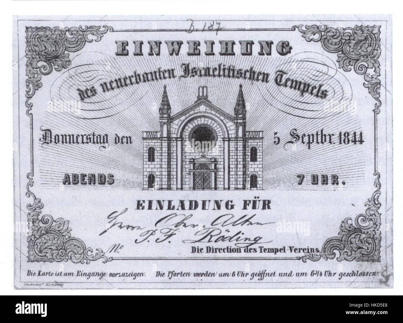 This invitation card was created for the inauguration of a temple. The ...