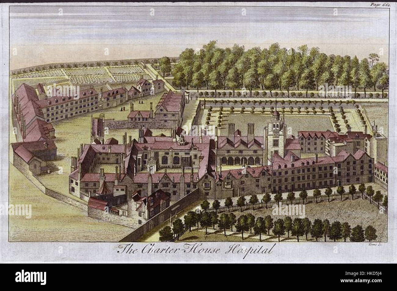 London charter house hospital Stock Photo - Alamy