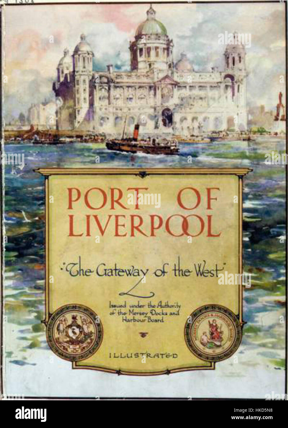 MDHB advert (Port of Liverpool Stock Photo - Alamy