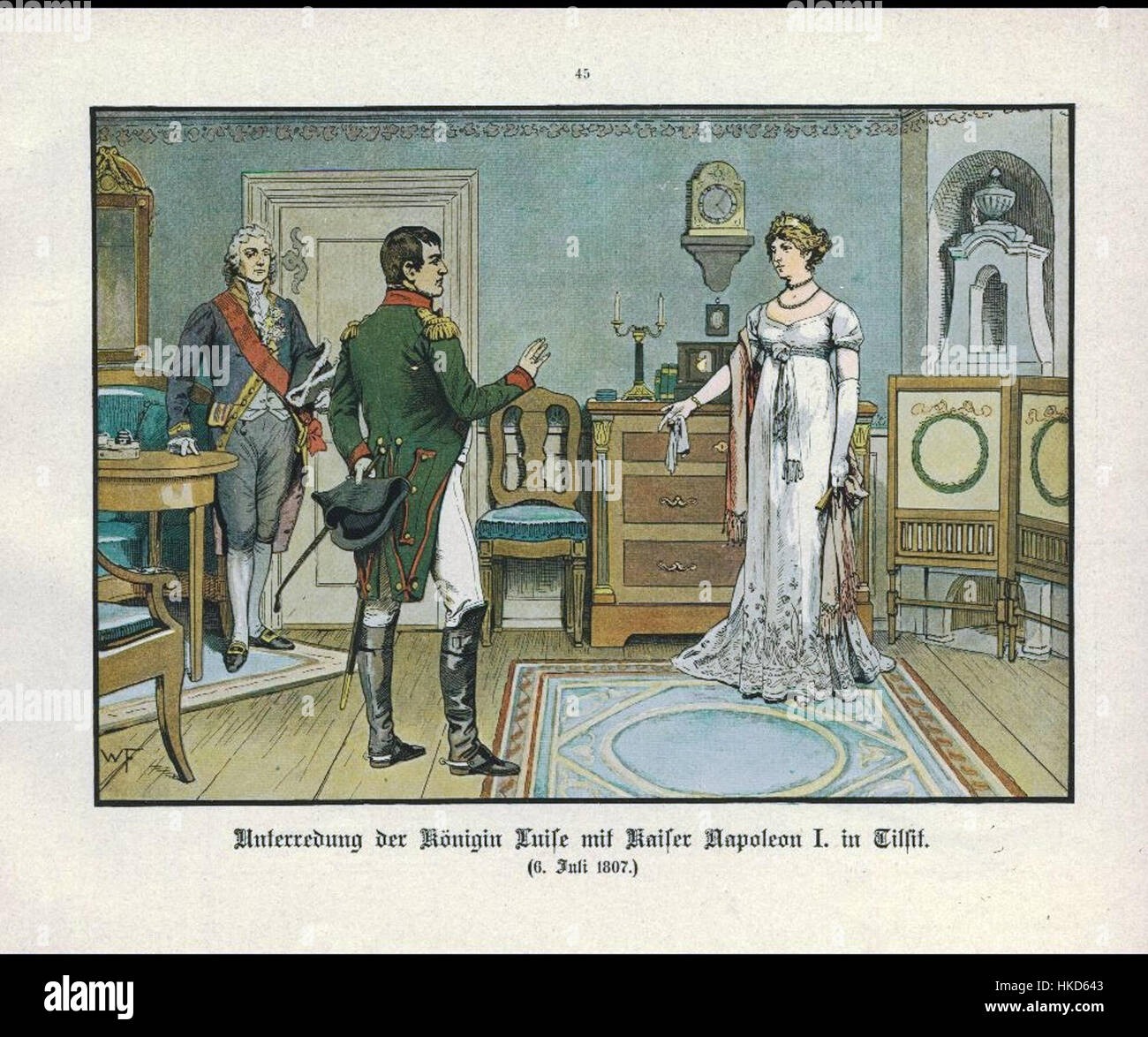 This portrait from 1807 depicts Luise Napoleon, the first Empress of ...