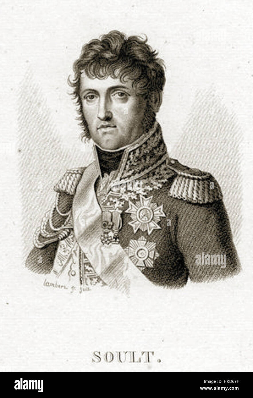 This painting depicts the French military leader, Marshal Soult, one of ...