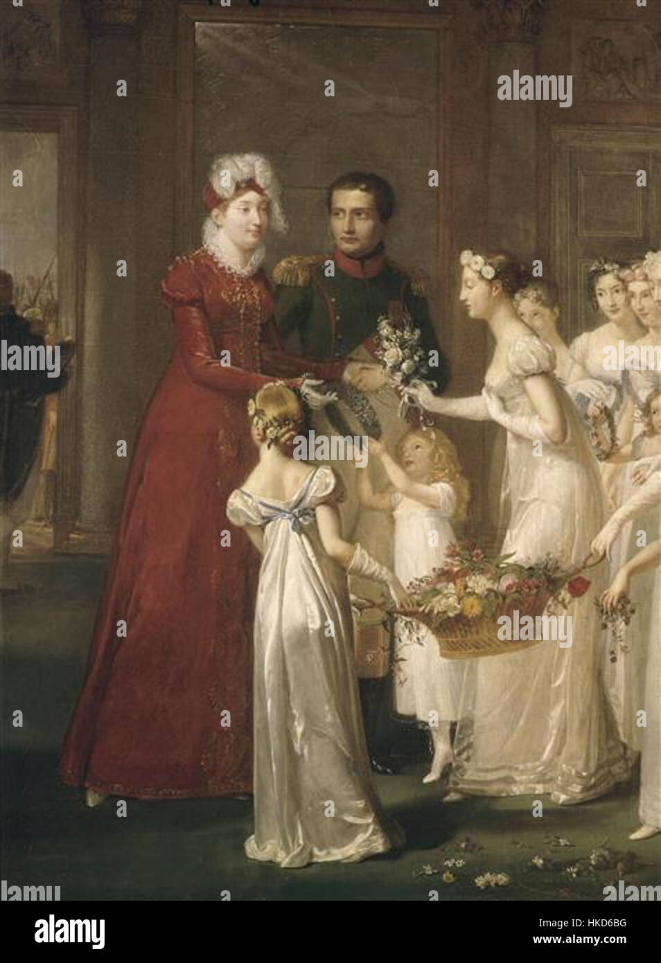 This portrait of Marie Louise, the wife of Napoleon Bonaparte, was ...