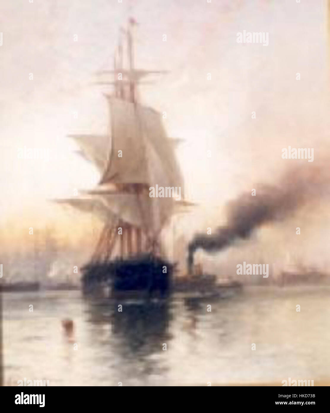 *Summer Morning* by Thomas Moran captures a peaceful New York landscape ...