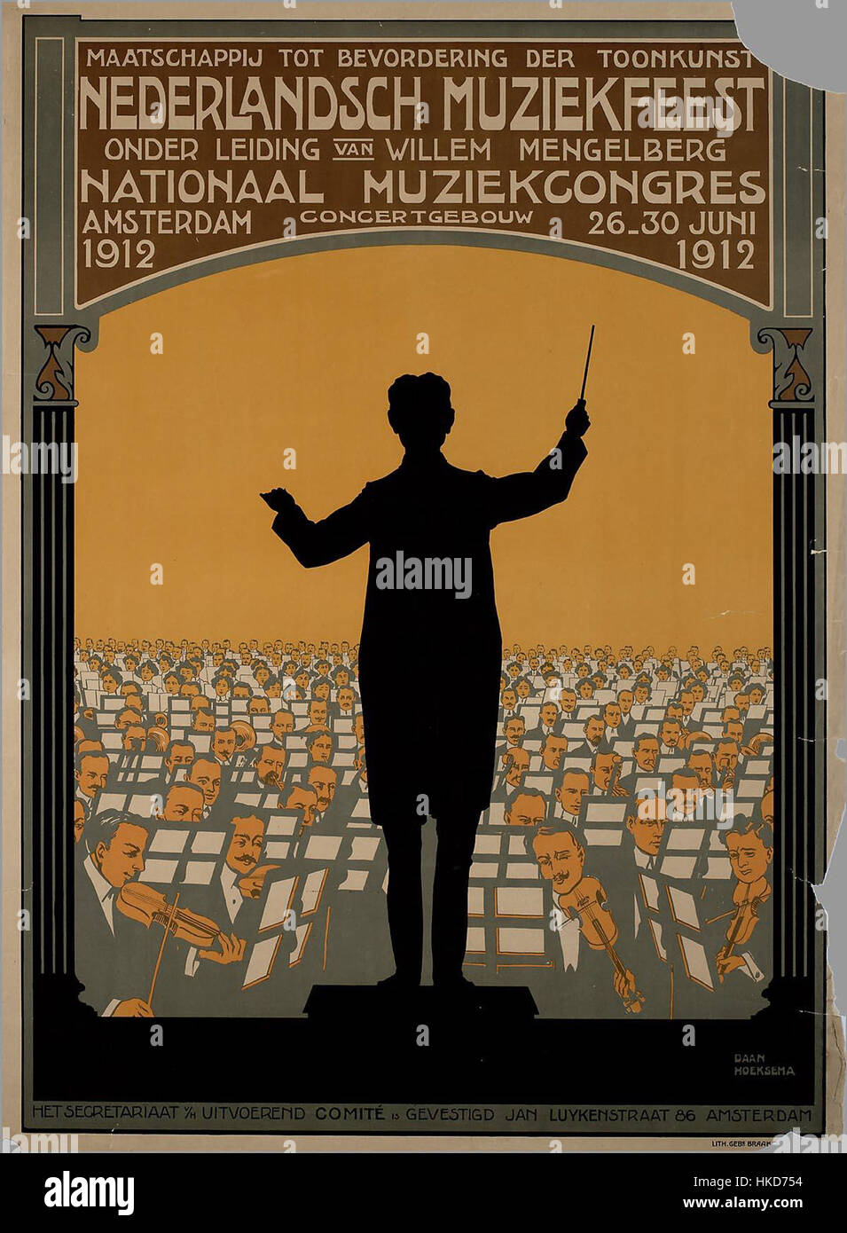 The 'Nederlandsch Muziekfeest' (Dutch Music Festival) painting captures ...