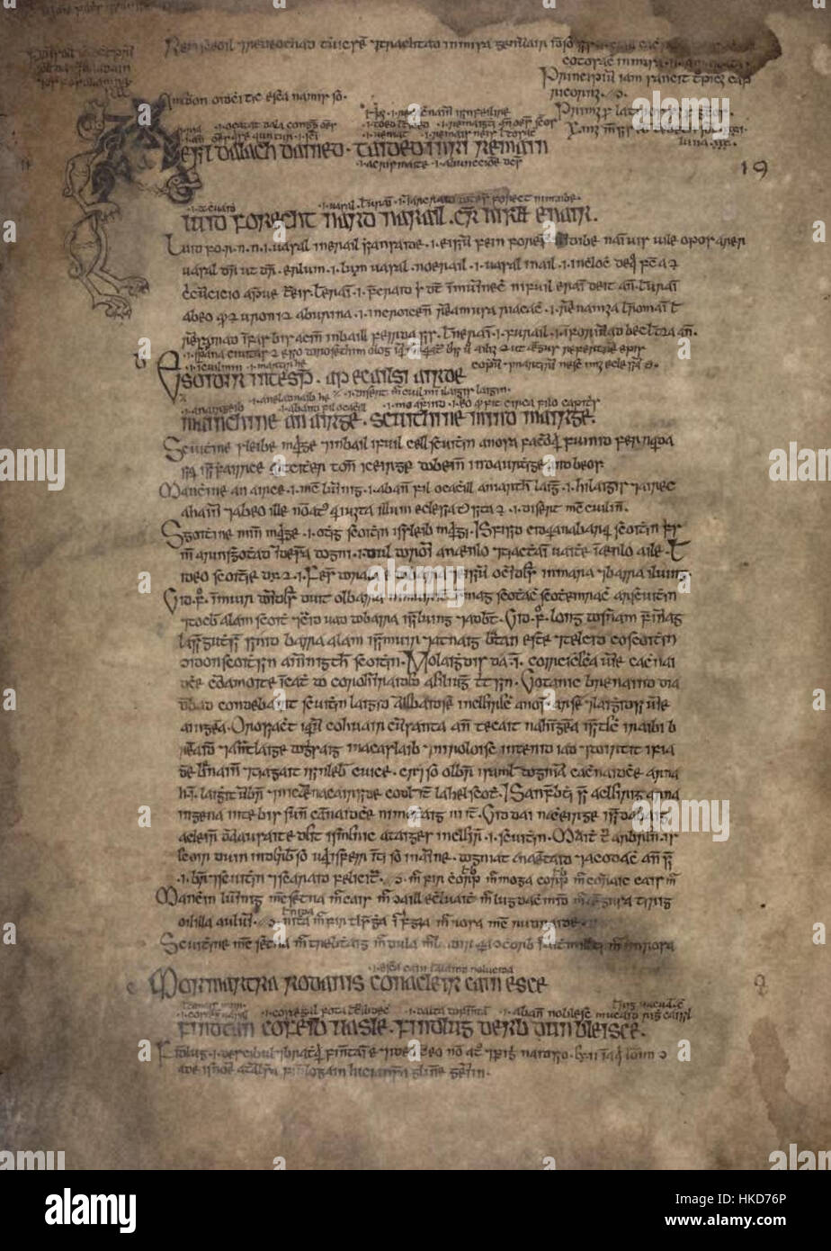 The manuscript MS G10 p24, housed at the National Library of Ireland ...