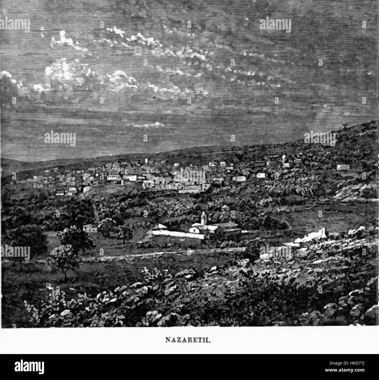 The painting 'Nazareth 1887' reflects the religious and historical ...