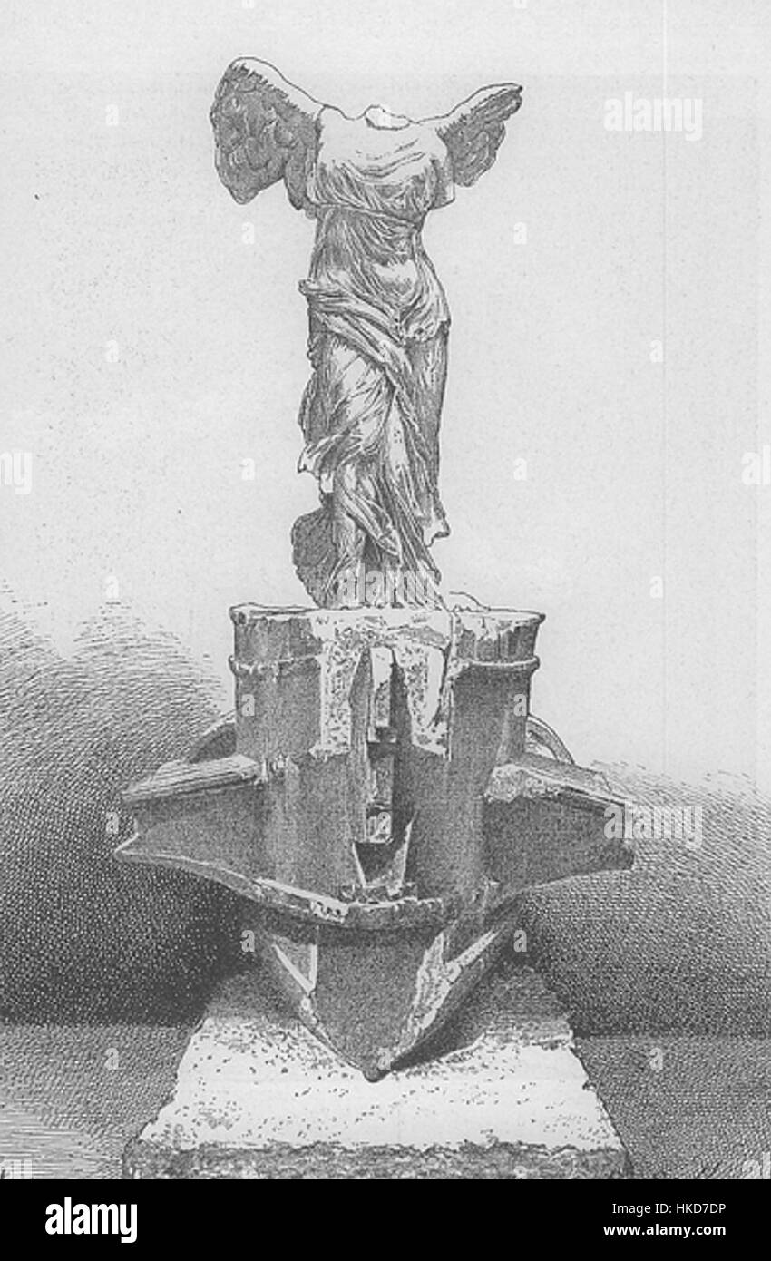 The Nike of Samothrace, also known as the Winged Victory of Samothrace ...