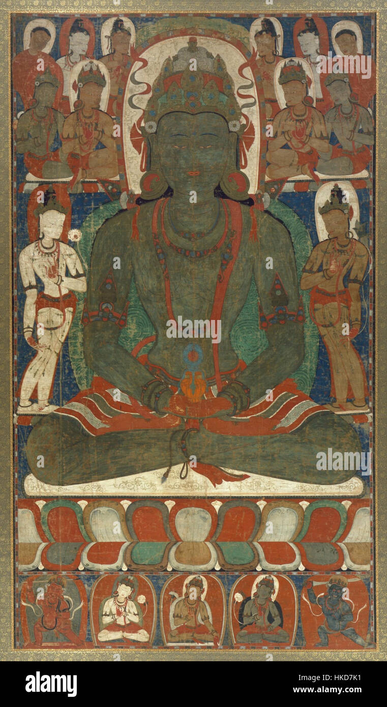 This artwork, 'Karma Amitayus', from the Mandala of the Ninefold ...
