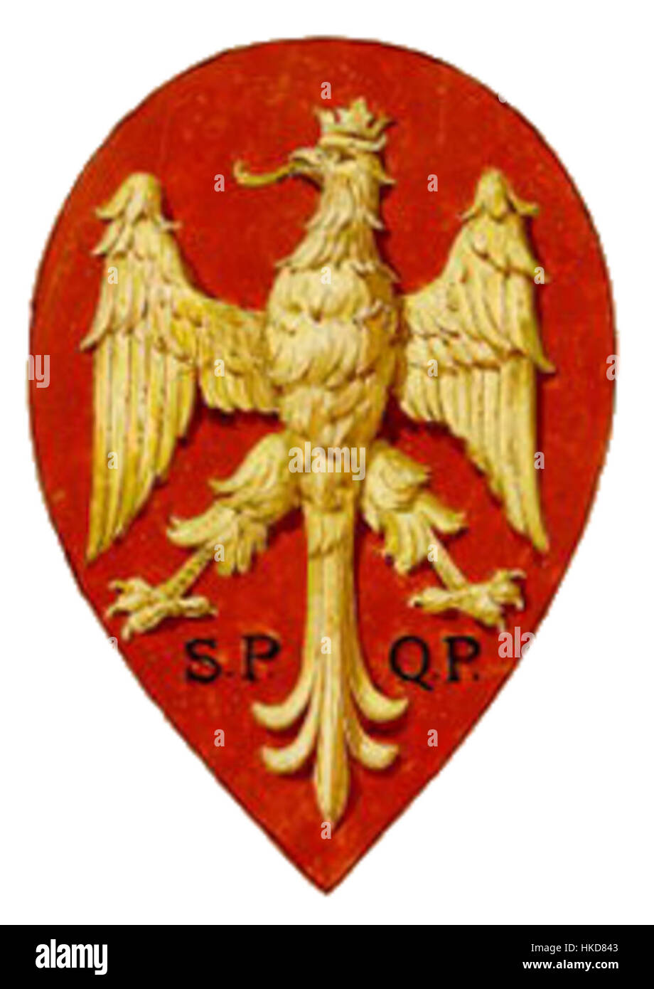 The 'Stemma Palermo' painting represents the emblem of the Palazzo ...