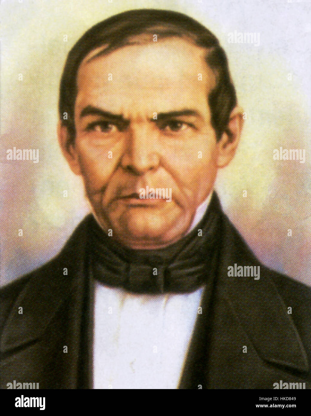 A historical portrait by Pedro M. Anaya, demonstrating the artist’s ...
