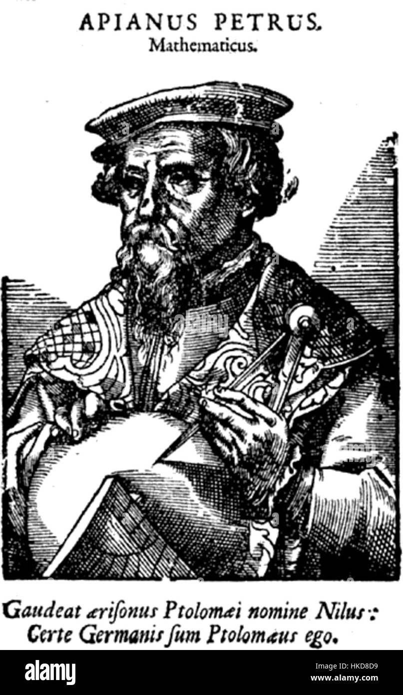 Peter Apian was a 16th-century German scientist and mathematician known ...