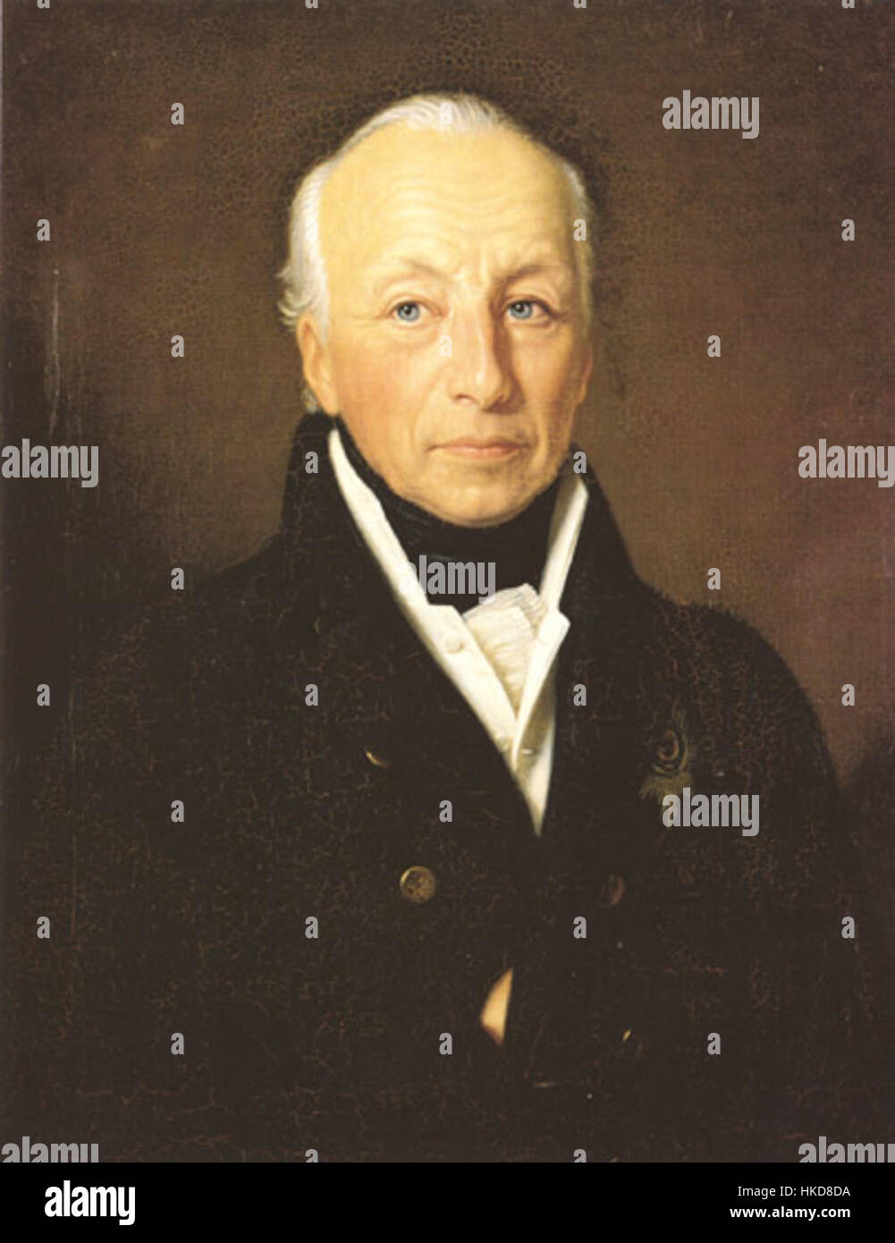 A portrait of Peter I of Oldenburg, reflecting his noble status and ...