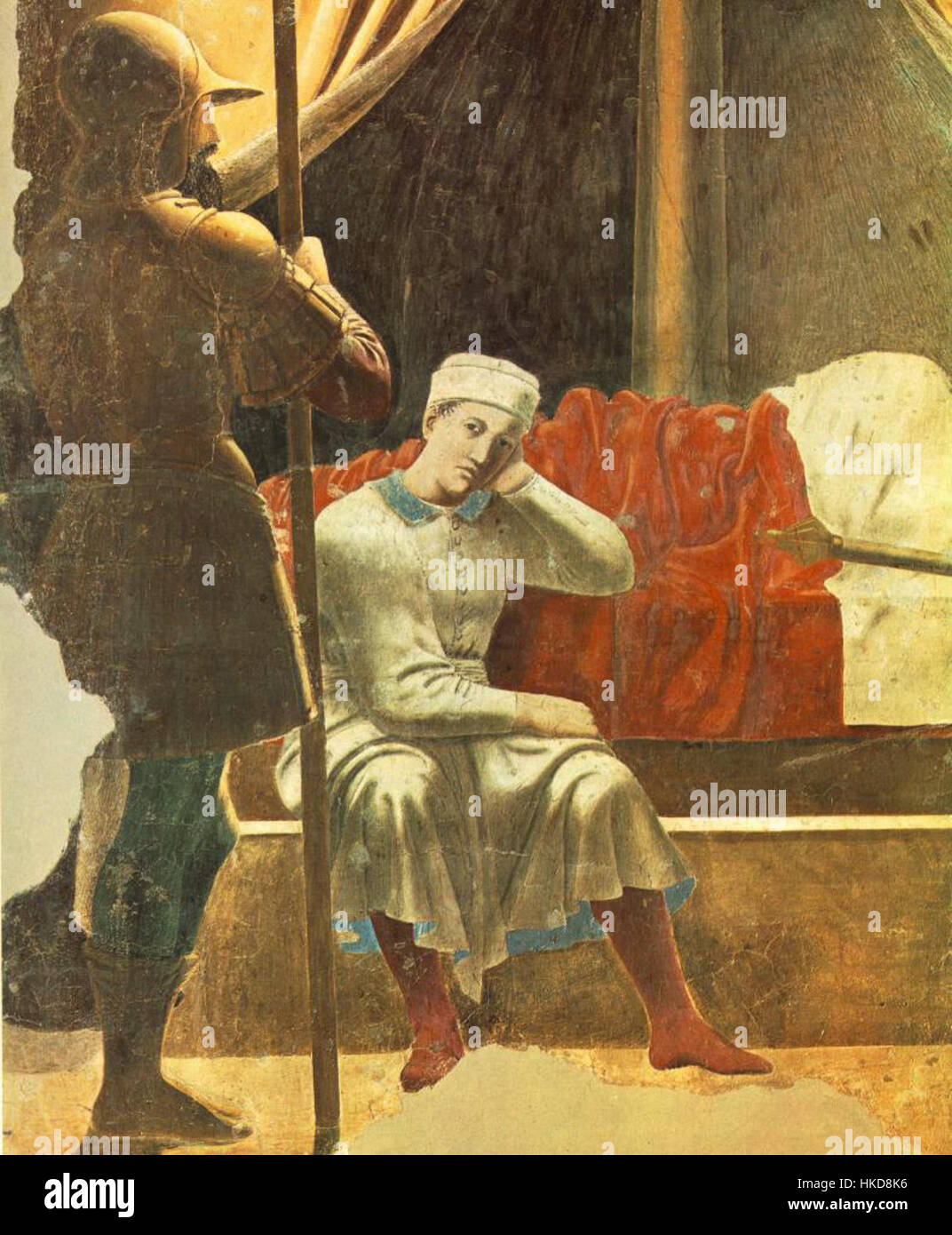 This artwork by Piero, depicting Constantine’s dream, captures the ...