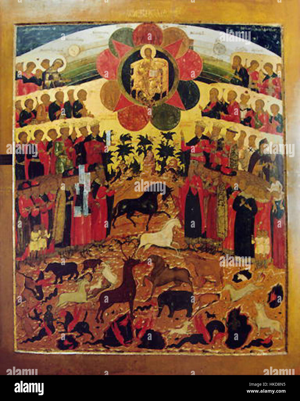 This 15th-century artwork from Yaroslavl, titled 'Praise the Lord from ...