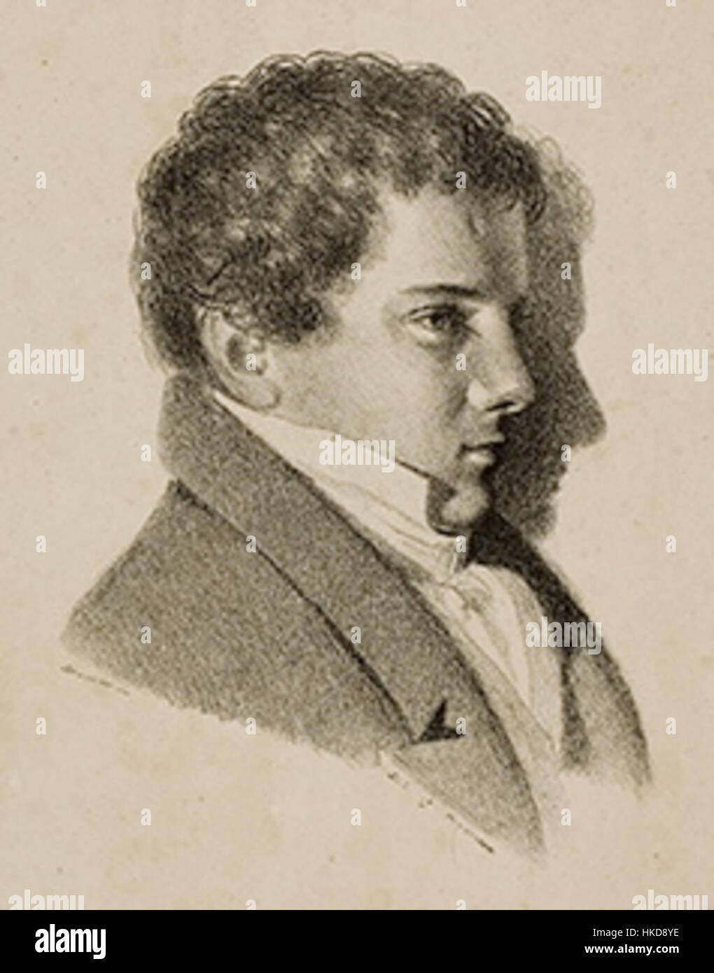 This 1826 portrait of Edward Brinley by Francis Alexander depicts a ...